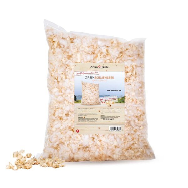 New wool refill with Swiss stone pine flakes