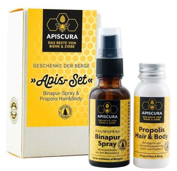 Apis-Set das Beste von Zirbe und Biene | naturenpure.ch