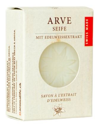 Swiss stone pine soap with Arosa pine wood, 90g